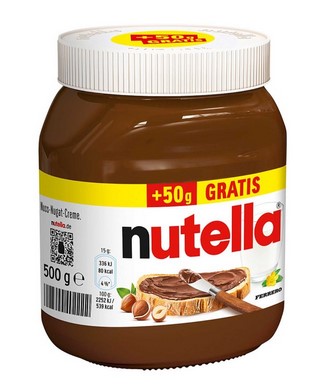 Ferrero Nutella 500 g | Lupex Natur s.r.o.